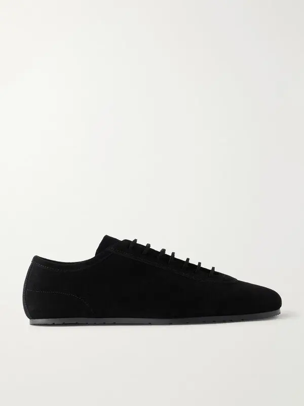 Dries Van Noten Suede Sneakers - Black
