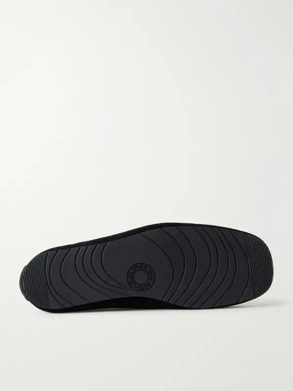 Dries Van Noten Suede Sneakers - Black
