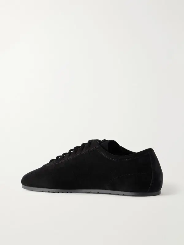Dries Van Noten Suede Sneakers - Black