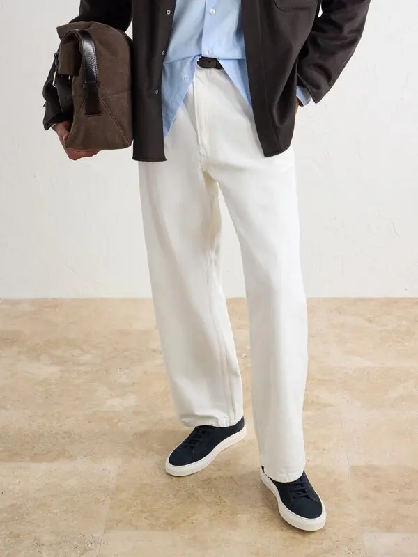 COMMON PROJECTS Achilles Nubuck Sneakers - Blue