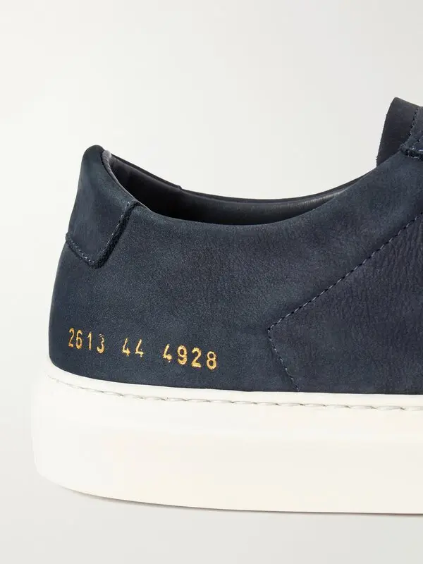 COMMON PROJECTS Achilles Nubuck Sneakers - Blue