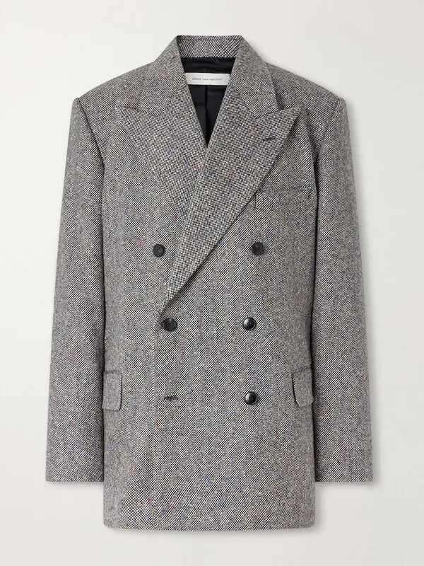 Dries Van Noten Double-breasted Wool Blazer
