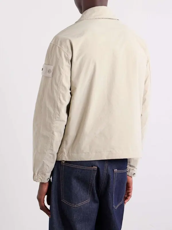 Stone Island Ghost David Garment-dyed Canvas Jacket