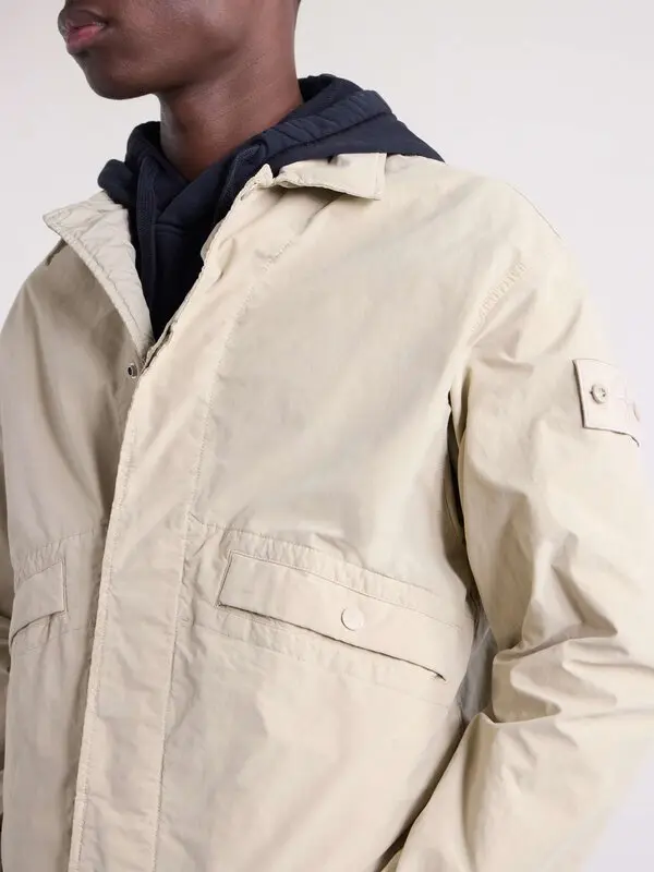 Stone Island Ghost David Garment-dyed Canvas Jacket