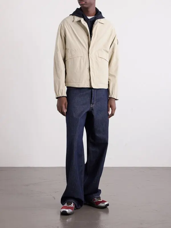 Stone Island Ghost David Garment-dyed Canvas Jacket