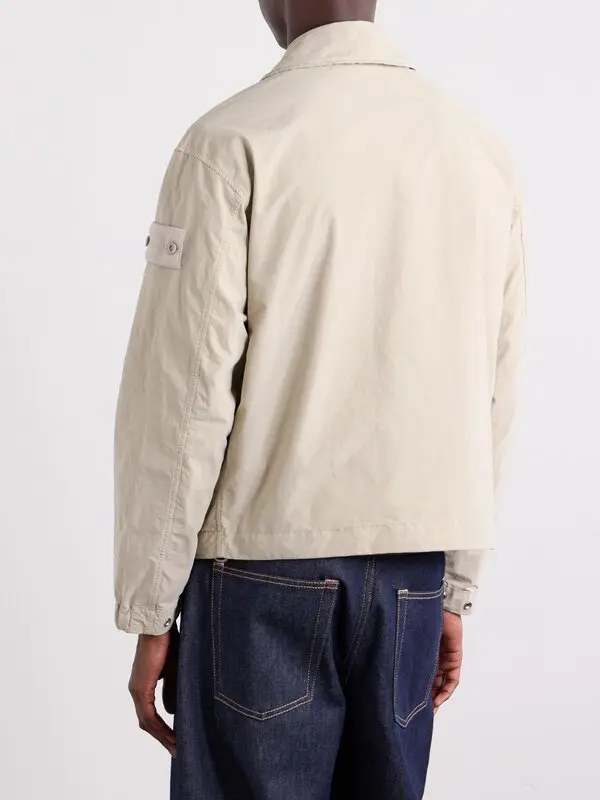Stone Island Ghost David Garment-dyed Canvas Jacket