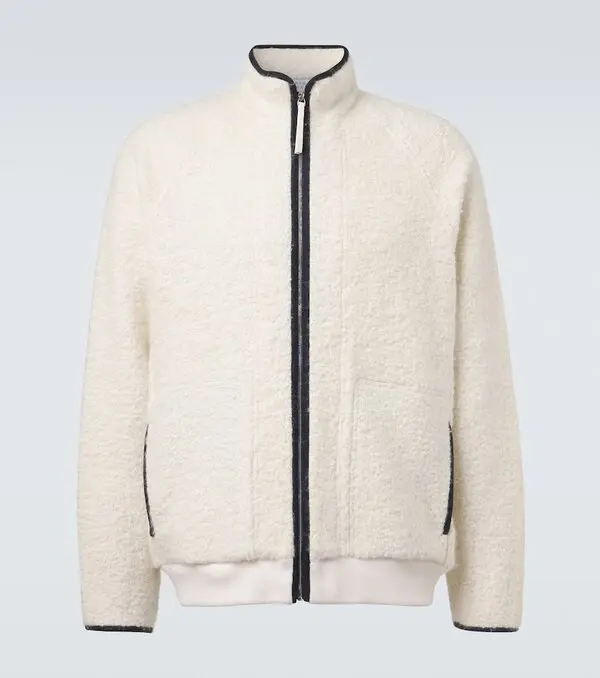 Gabriela Hearst August Alpaca, Cashmere, And Wool-blend Fleece Jacket