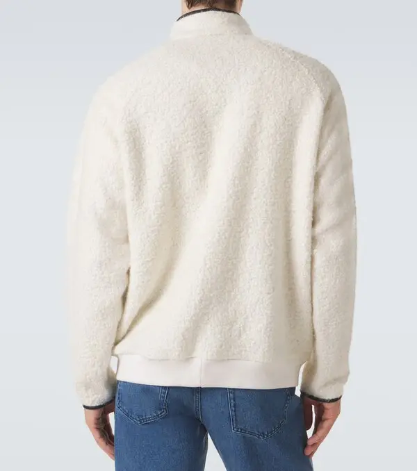 Gabriela Hearst August Alpaca, Cashmere, And Wool-blend Fleece Jacket