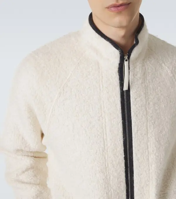 Gabriela Hearst August Alpaca, Cashmere, And Wool-blend Fleece Jacket