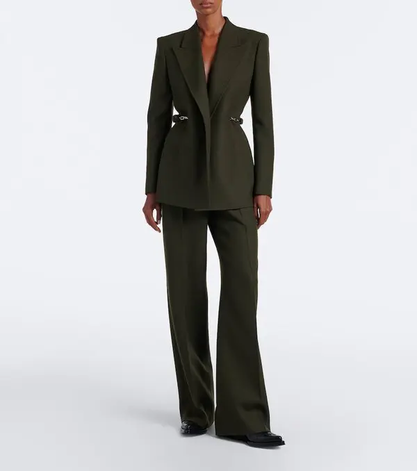 Gabriela Hearst Epona Chain-detail Virgin Wool Blazer