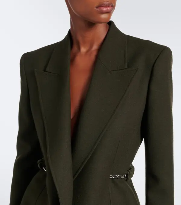 Gabriela Hearst Epona Chain-detail Virgin Wool Blazer