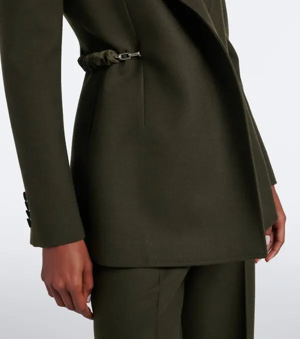Gabriela Hearst Epona Chain-detail Virgin Wool Blazer