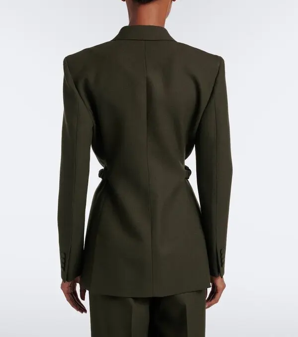 Gabriela Hearst Epona Chain-detail Virgin Wool Blazer