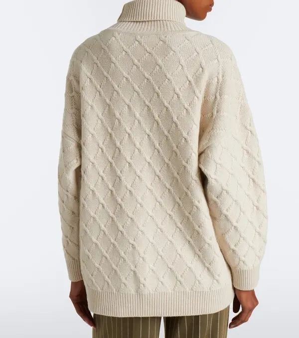 Max Mara Wool And Cashmere Turtleneck Sweater