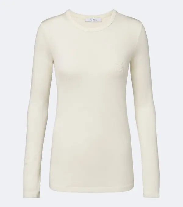 Max Mara Virgin Wool Jersey Top