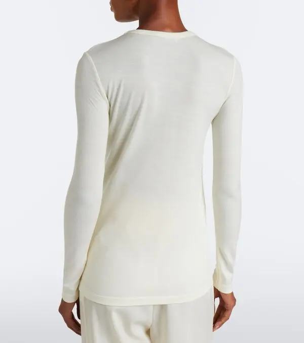 Max Mara Virgin Wool Jersey Top
