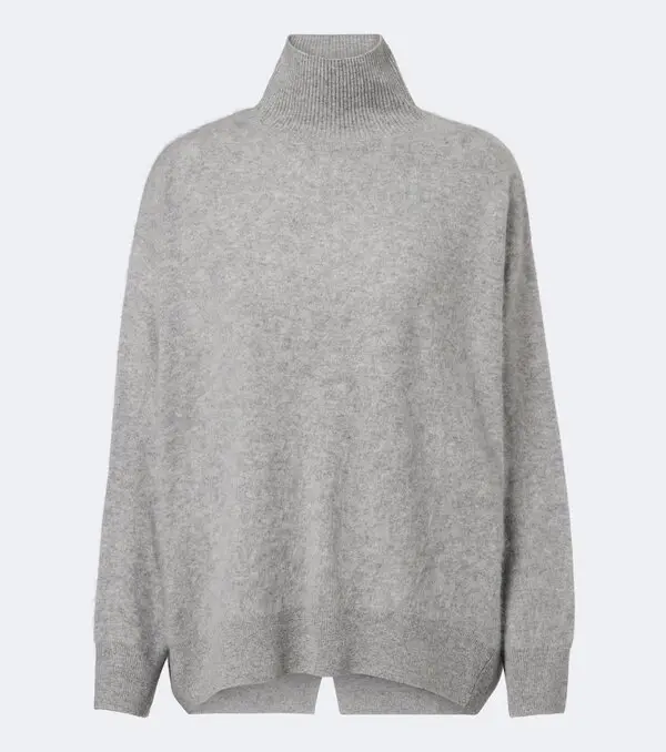 Max Mara Wool Turtleneck Sweater - Grey