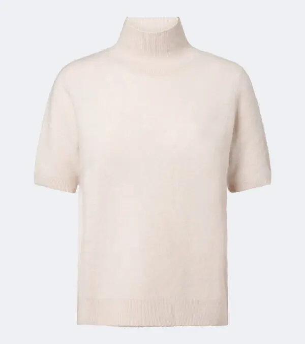 Max Mara Wool Turtleneck Sweater - White