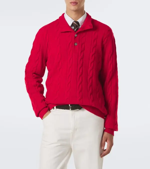 Kiton Cable-knit Cashmere Sweater