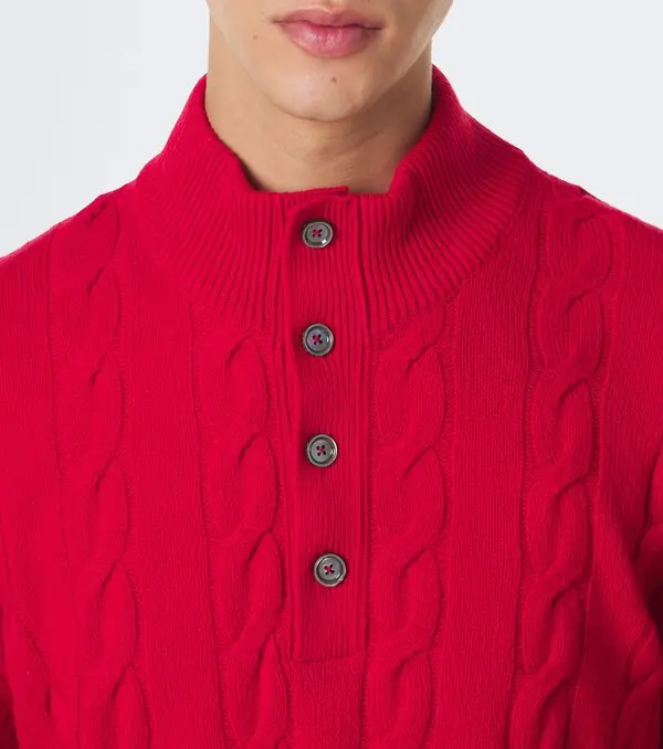 Kiton Cable-knit Cashmere Sweater