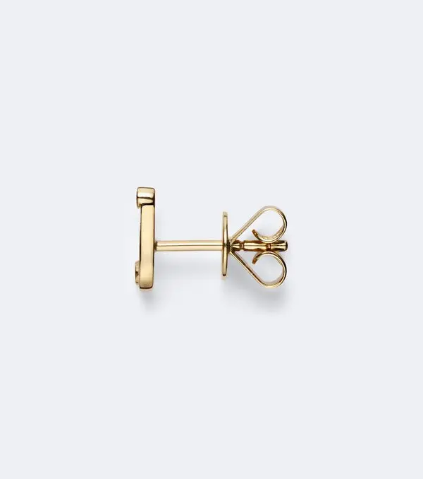 Sophie Bille Brahe Petite J 18kt Single Earring With Diamonds