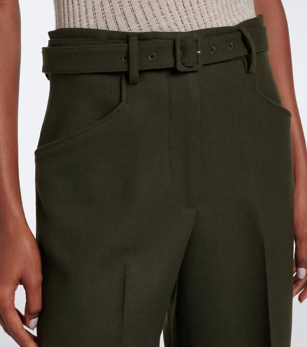 Gabriela Hearst Norman Virgin Wool Wide-leg Pants