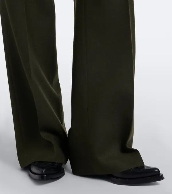 Gabriela Hearst Norman Virgin Wool Wide-leg Pants