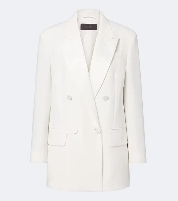 Max Mara Elegante Double-breasted Tuxedo Jacket