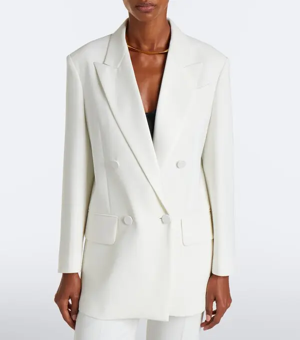 Max Mara Elegante Double-breasted Tuxedo Jacket