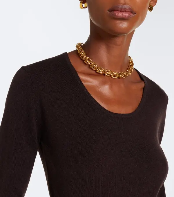 Max Mara Wool And Cashmere Sweater - Brown