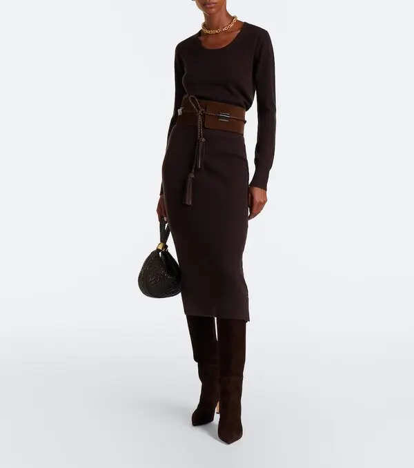 Max Mara Wool And Cashmere Sweater - Brown