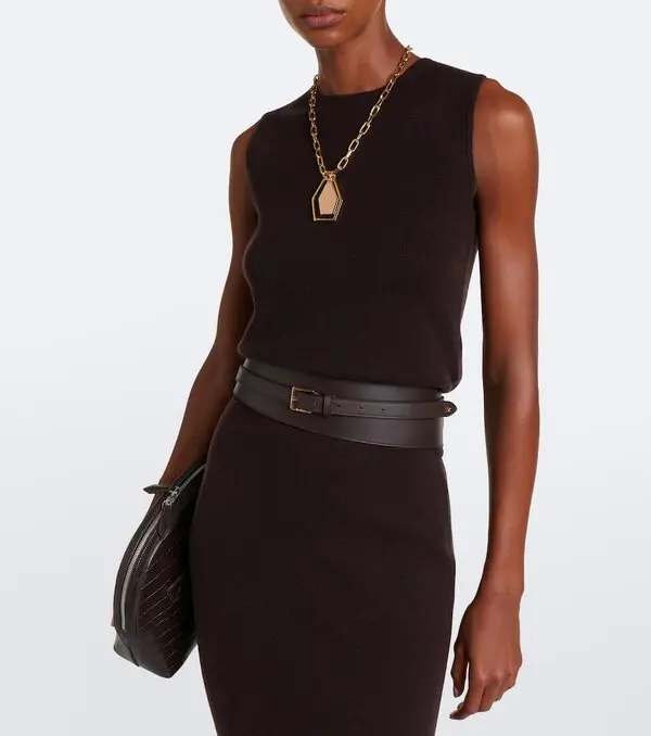 Max Mara Wool And Cashmere Sweater Vest - Brown