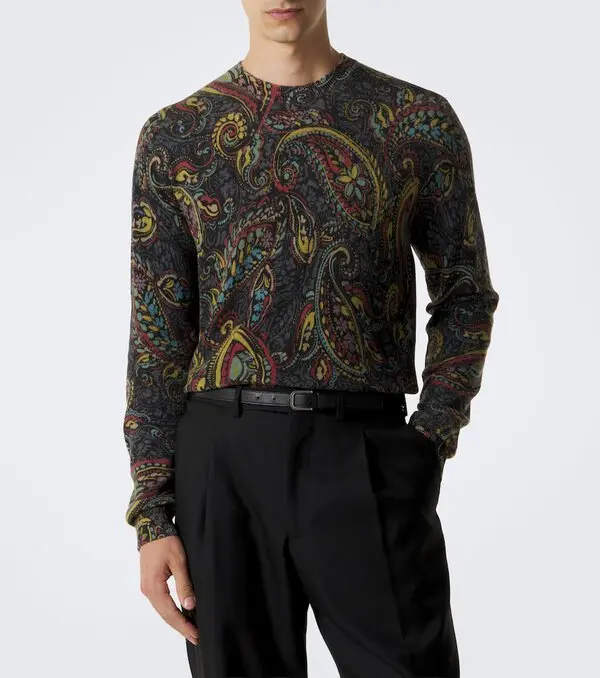 Etro Paisley Wool Sweater