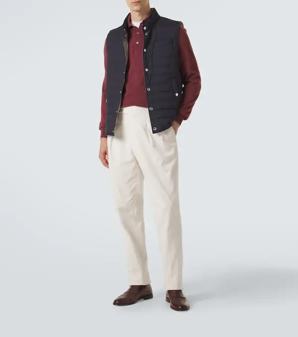 Brunello Cucinelli Cotton Corduroy Slim Pants