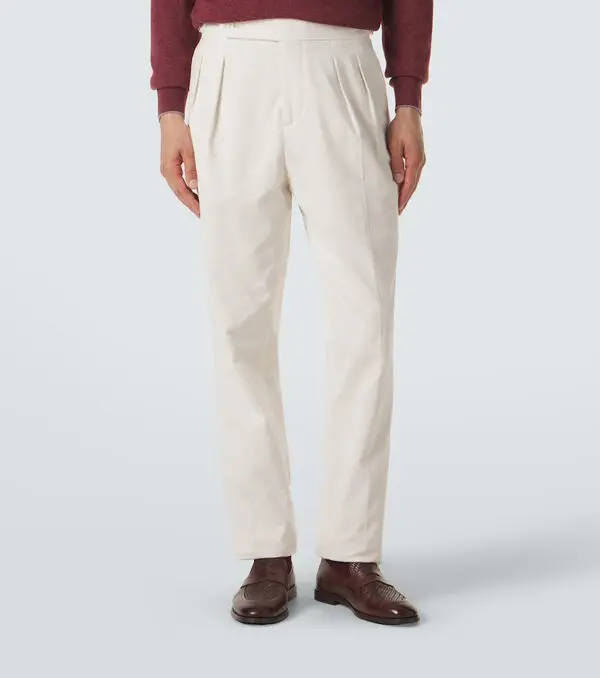 Brunello Cucinelli Cotton Corduroy Slim Pants