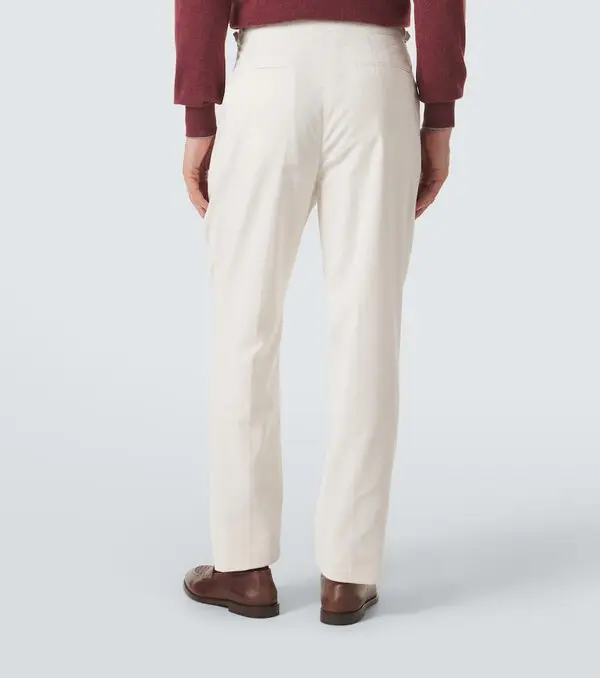 Brunello Cucinelli Cotton Corduroy Slim Pants