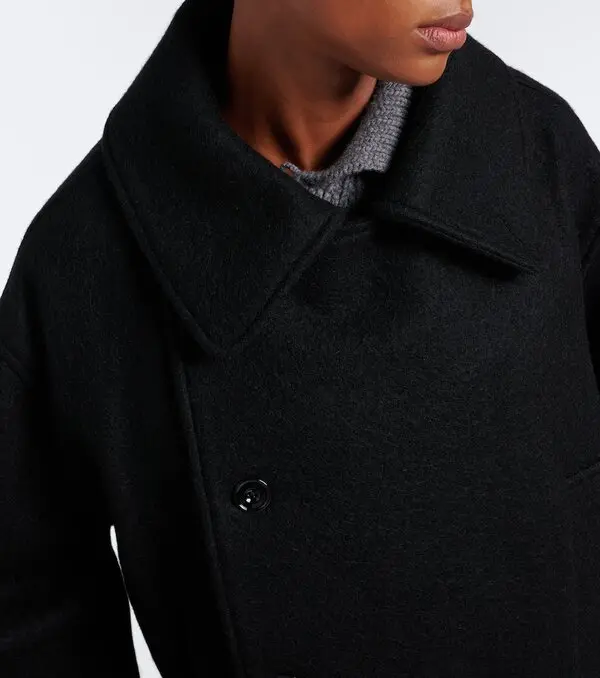 LEMAIRE Double-breasted Alpaca And Wool Coat