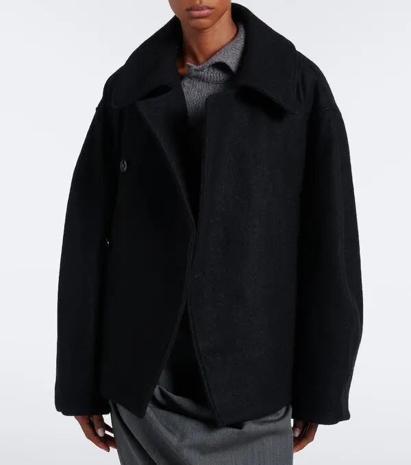 LEMAIRE Double-breasted Alpaca And Wool Coat