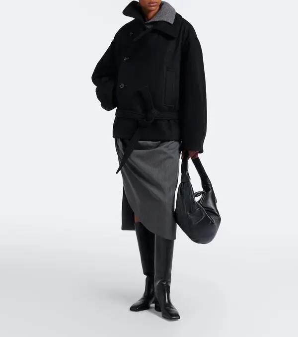 LEMAIRE Double-breasted Alpaca And Wool Coat
