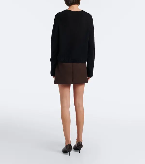 Sportmax Virgin Wool Wrap Skirt