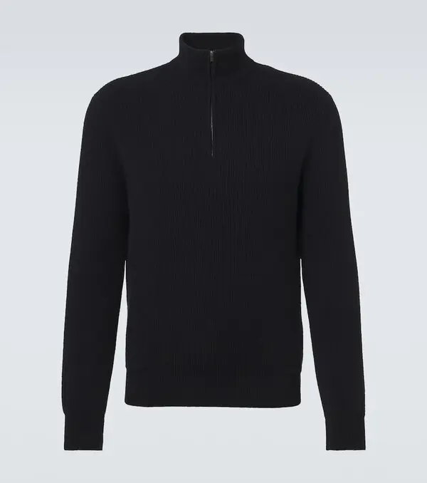 Agnona Cashmere Half-zip Sweater