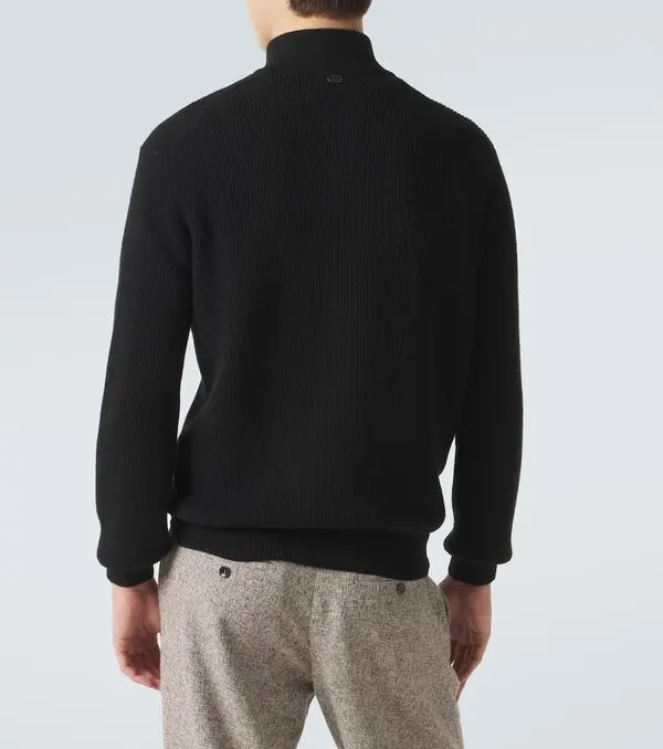 Agnona Cashmere Half-zip Sweater