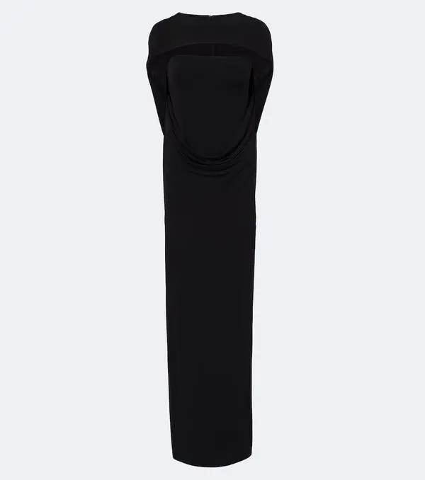 Sportmax Draped Jersey Maxi Dress