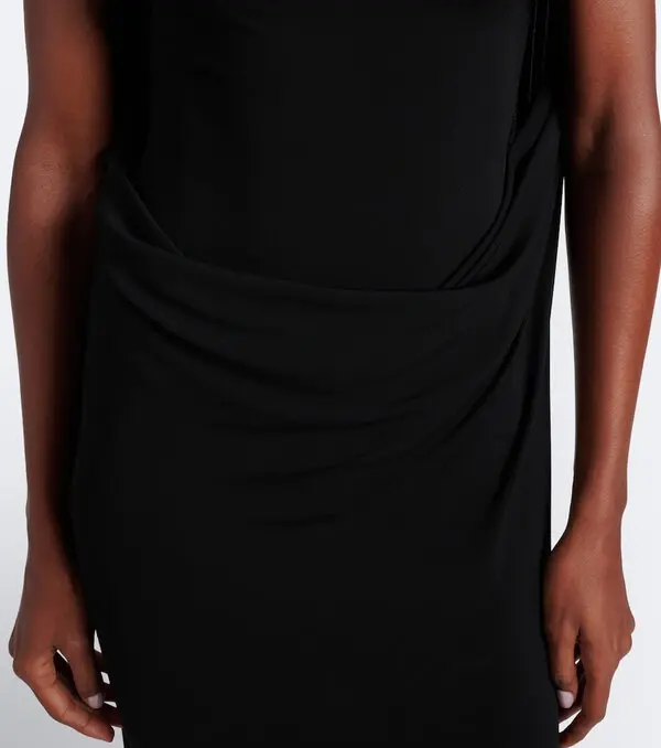 Sportmax Draped Jersey Maxi Dress