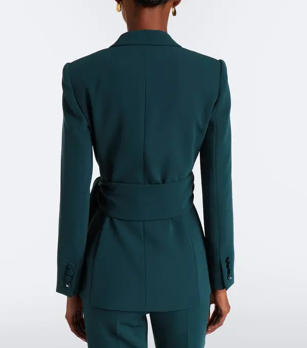 Max Mara Elegante Cady Wrap Blazer