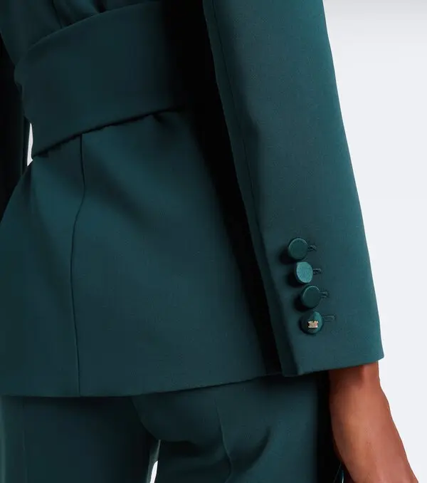 Max Mara Elegante Cady Wrap Blazer