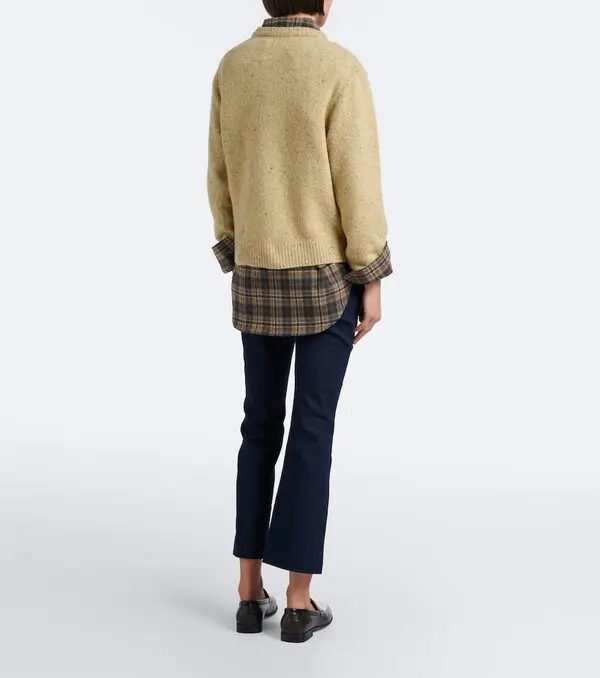 Veronica Beard Kimra Cropped Flared Jeans