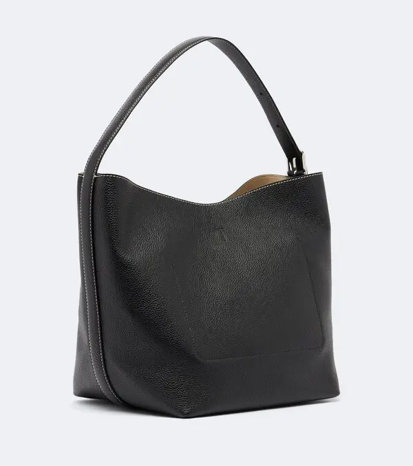 TOTEME Belted Medium Leather Tote Bag