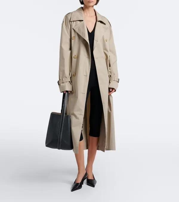 TOTEME Belted Medium Leather Tote Bag