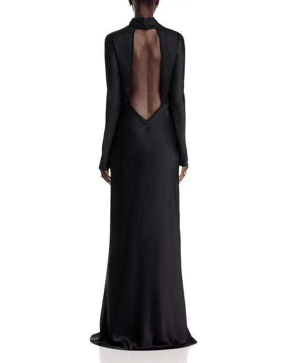 Tove Gio Silk Floor Sweeping Gown